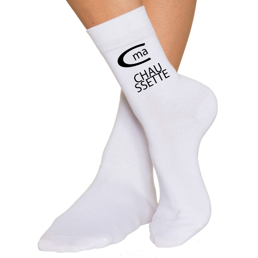 chaussettes personnalisées avec photo, cadeau rigolo pour homme ou femme